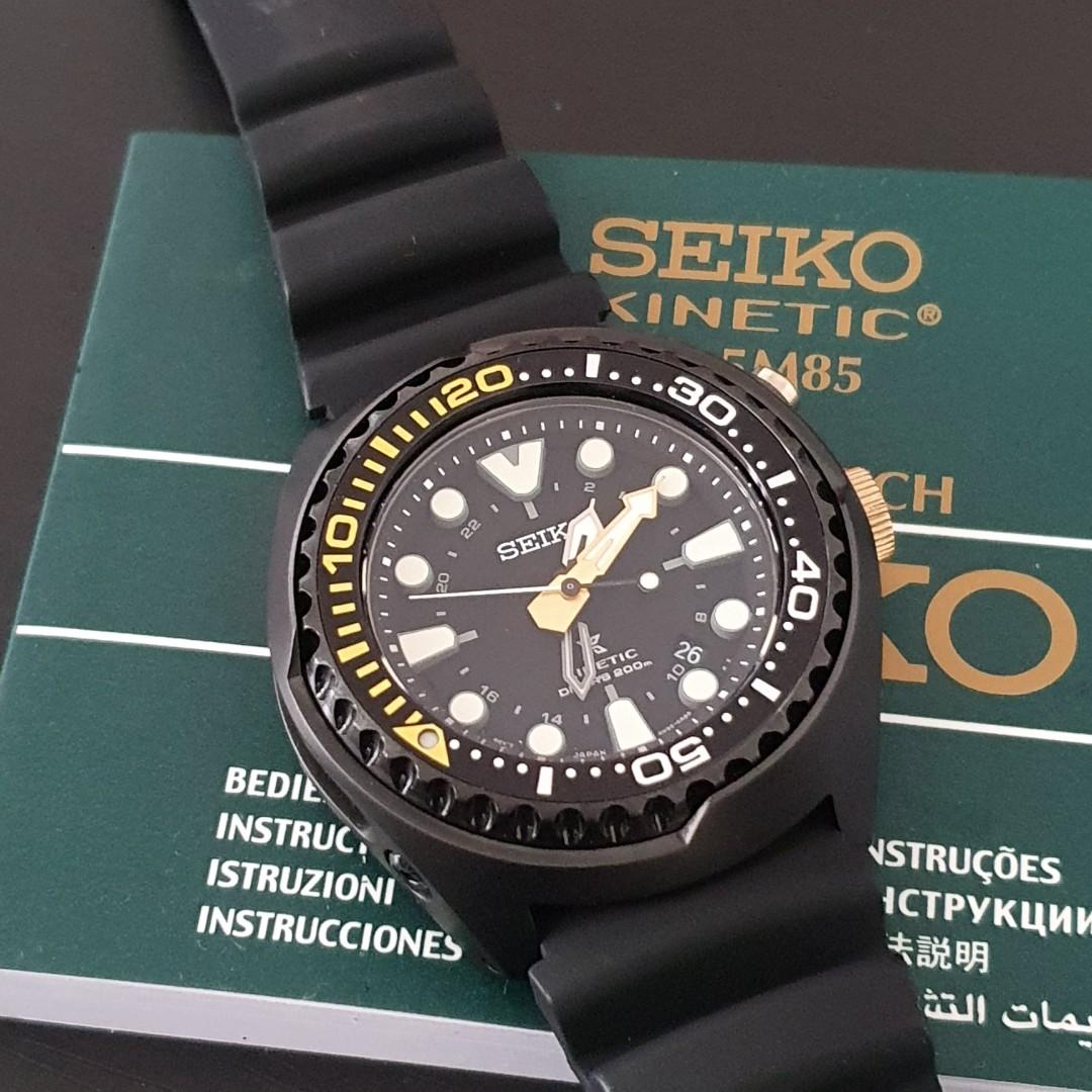 Seiko Prospex Kinetic GMT SUN045P1 (Kinetic Tuna), Men's Fashion ...