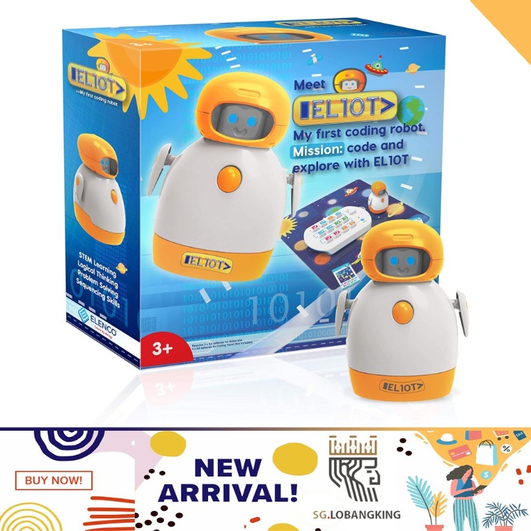 [sg stock] Elenco Teach Tech EL10T: My First Coding Robot, Hobbies & Toys, Toys & Games on Carousell