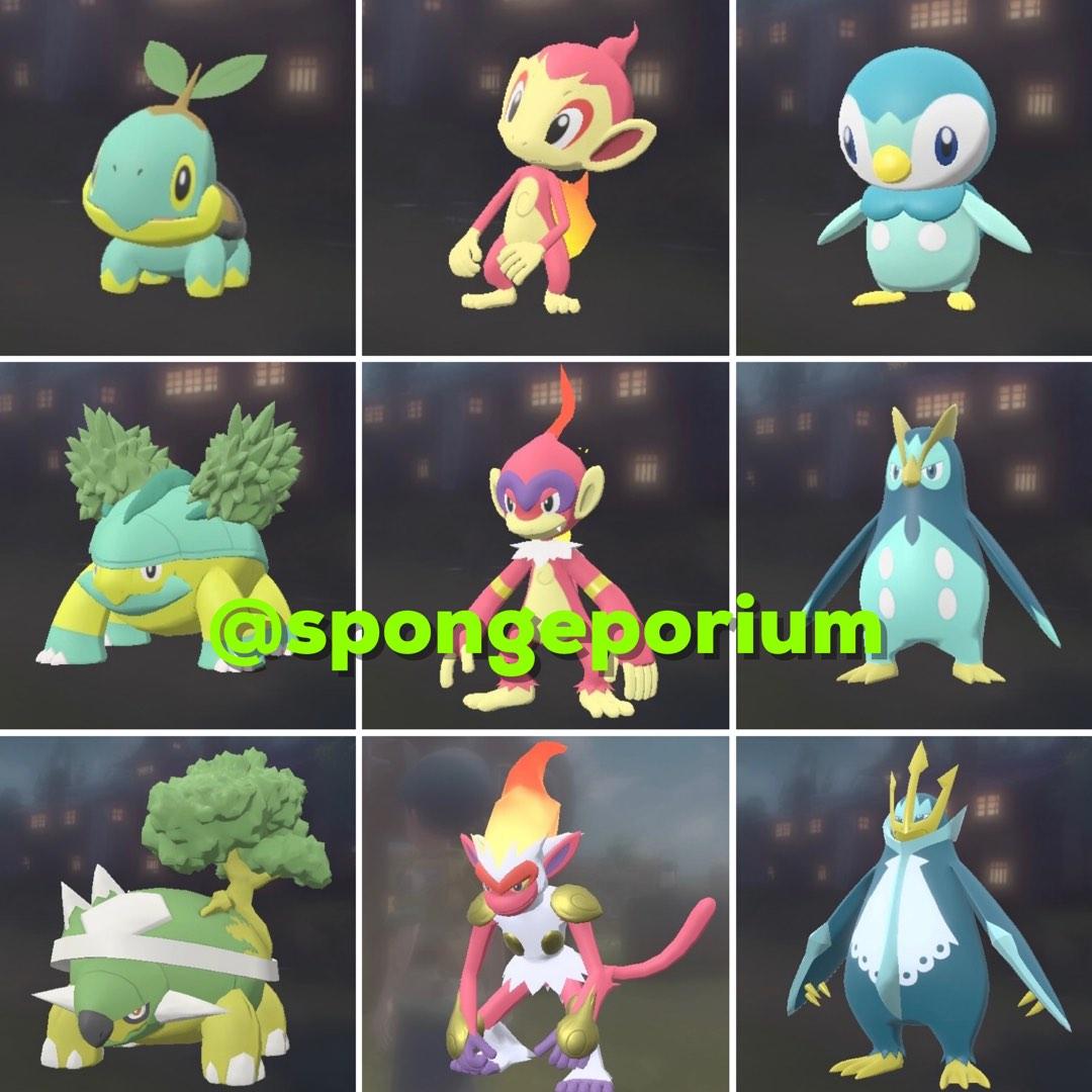 Shiny Sinnoh Starter Pokemon (Pokemon Legends: Arceus) (Nintendo Switch ...