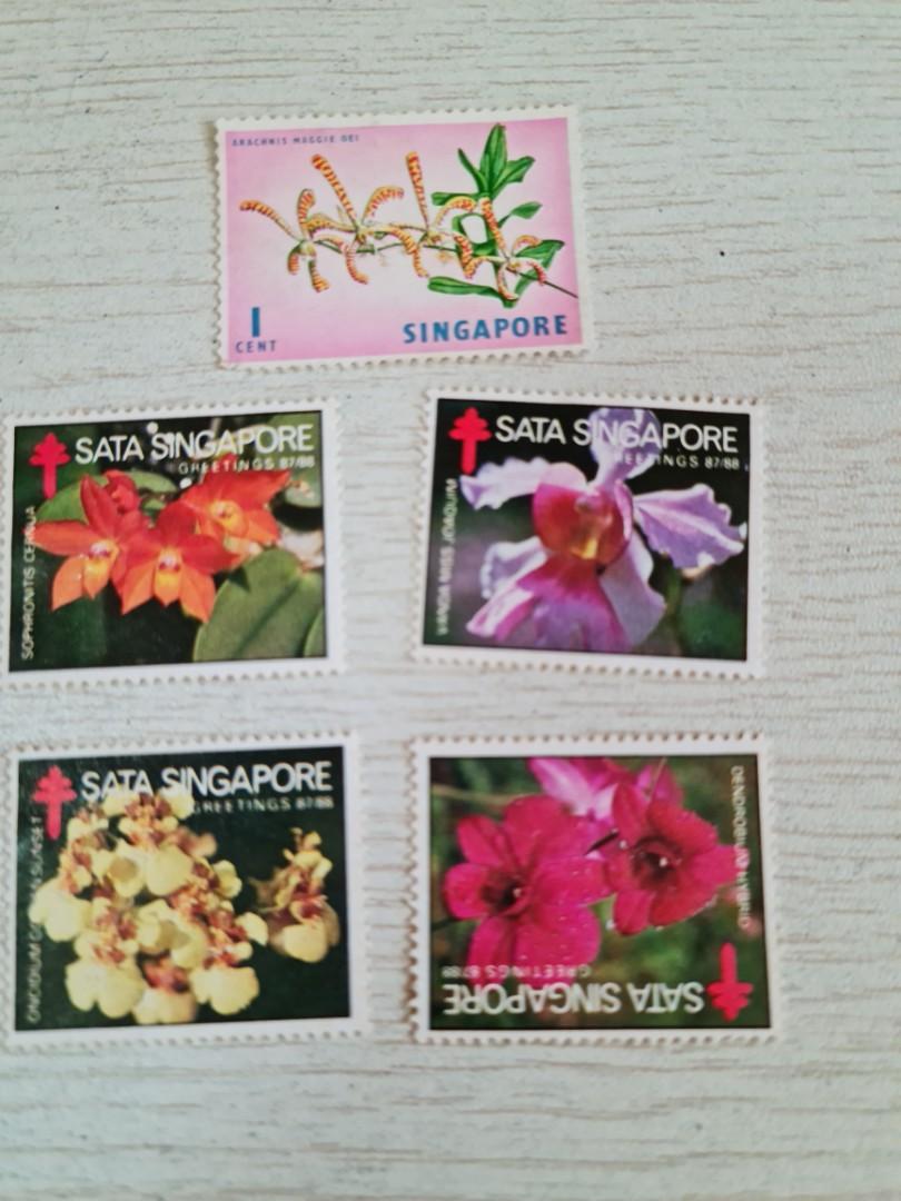 Singapore orchids stamp set, Hobbies & Toys, Memorabilia & Collectibles ...