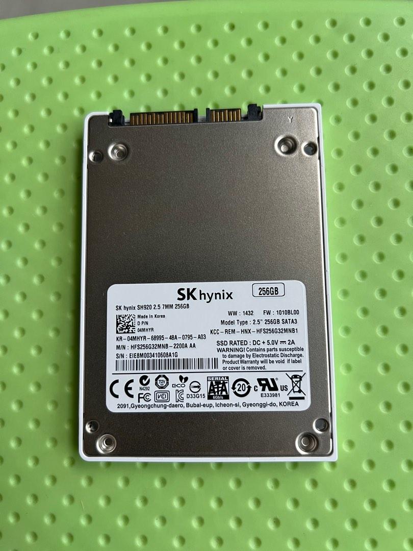 SK Hynix 256GB SSD Hard Disk, Computers & Tech, Parts & Accessories ...