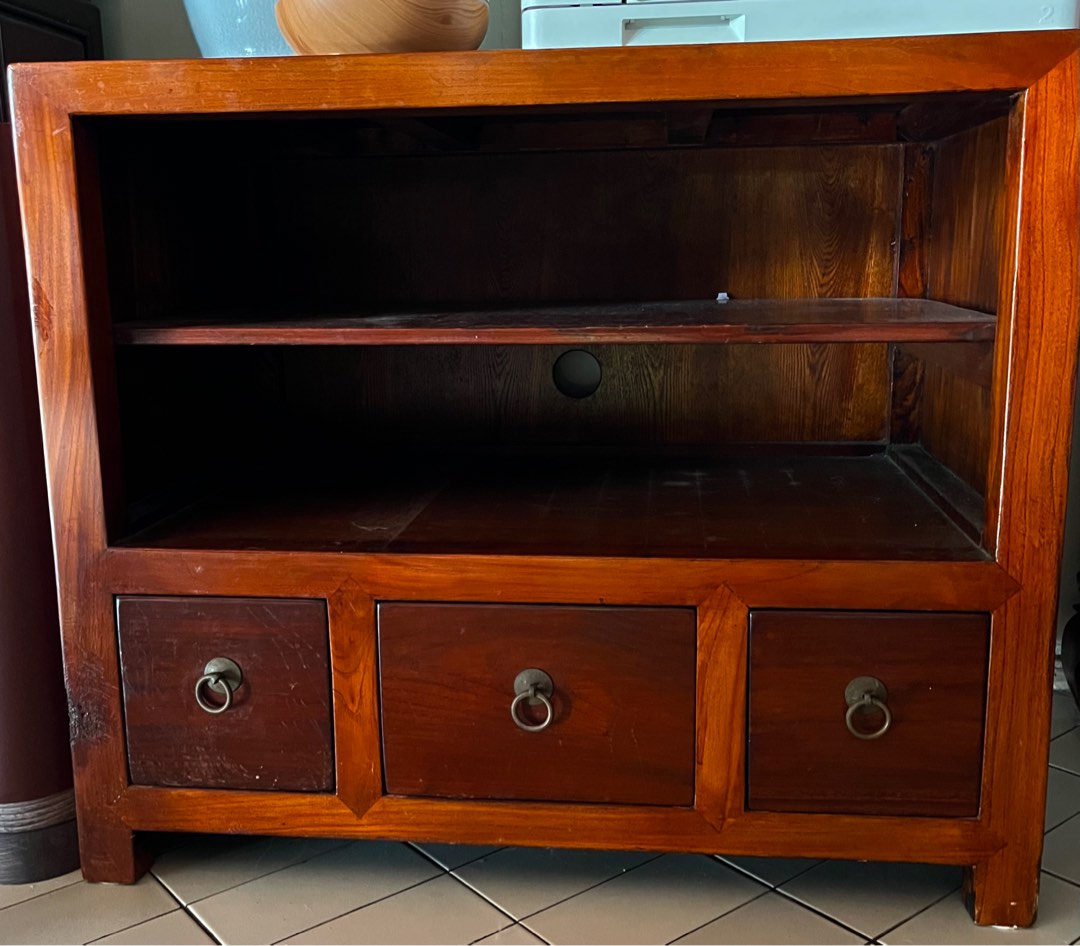 Solid Wood Sideboard Table /TV Condole, Furniture & Home Living ...