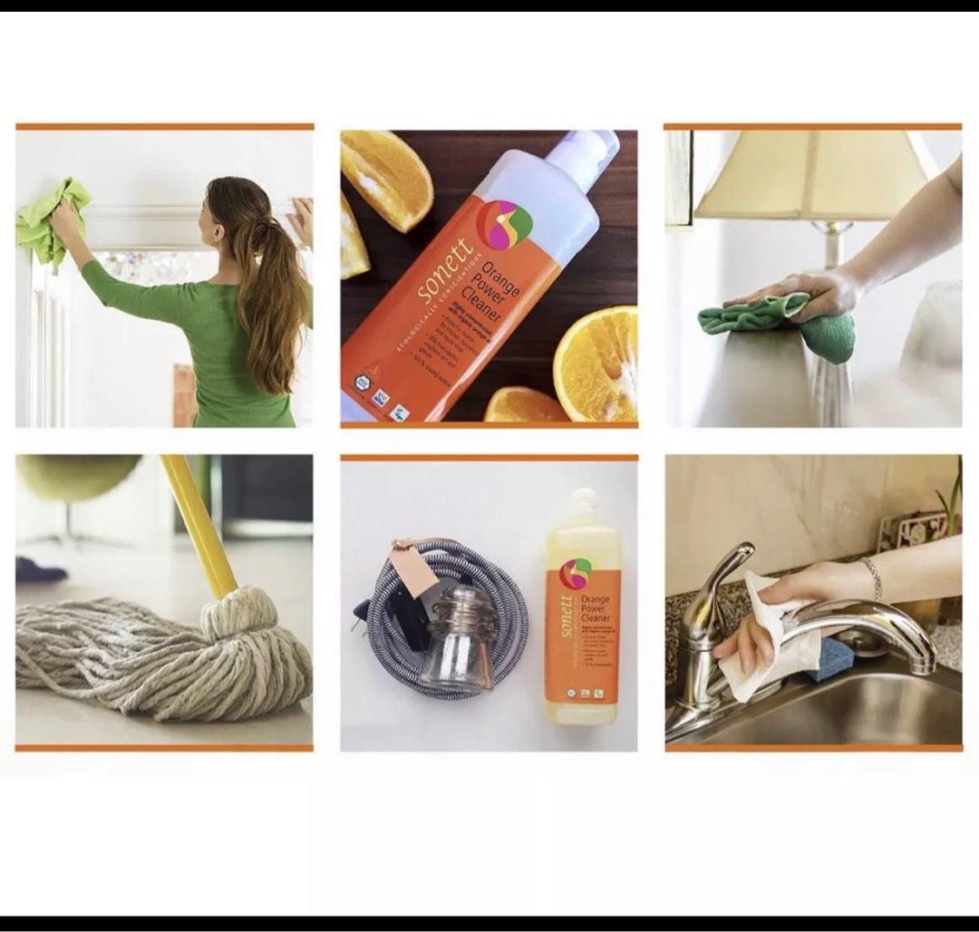 Sonett Organic Kitchen Multi-Purpose Cleaner -Orange Power Cleaner ...