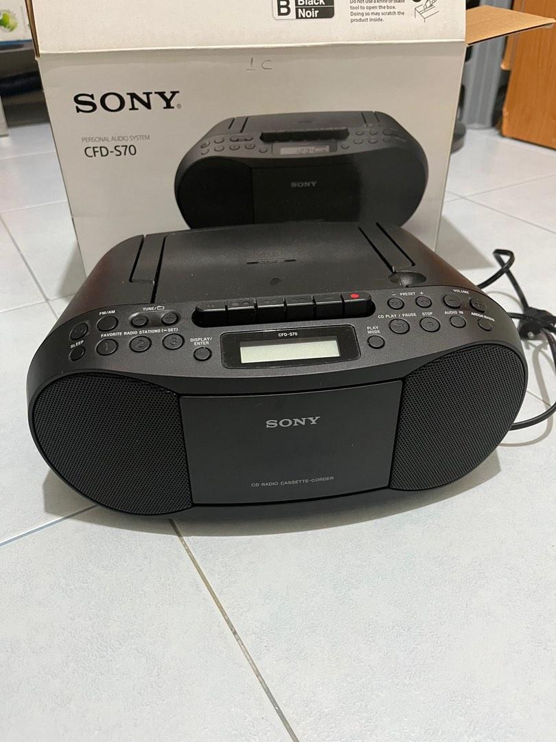 Sony CD/cassette boombox with radio, Hobbies & Toys, Music & Media, CDs ...
