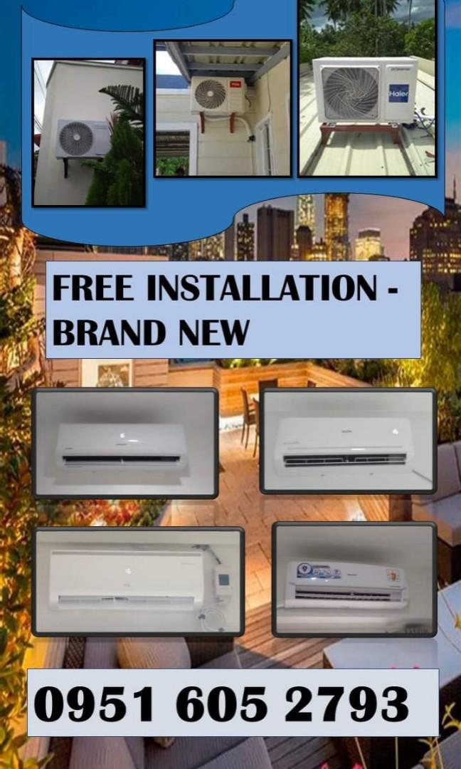 SPLIT TYPE INVERTER AIRCON BRAND NEW WITH FREE INSTALLATION, TV & Home ...