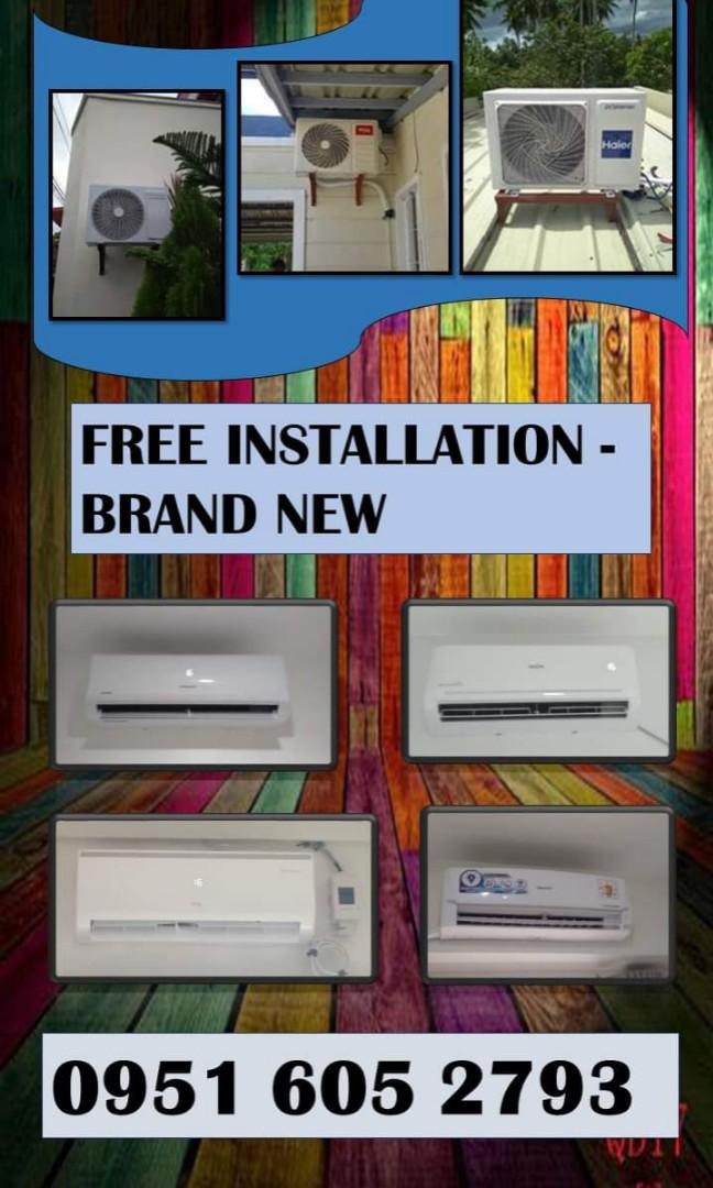 SPLIT TYPE INVERTER AIRCON BRAND NEW WITH FREE INSTALLATION, TV & Home ...