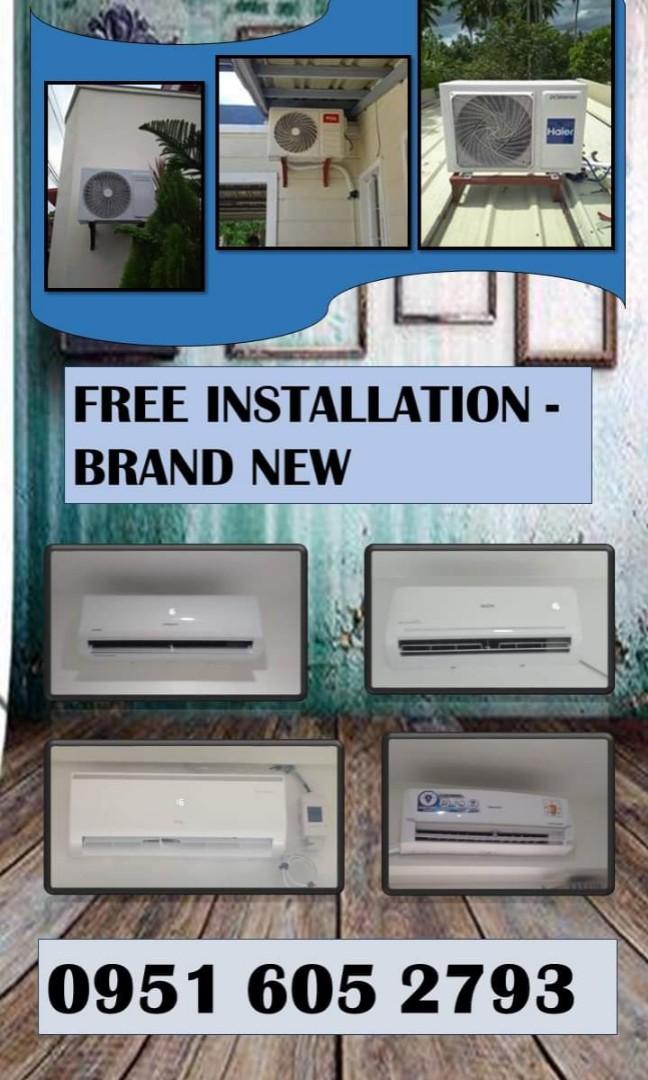 SPLIT TYPE INVERTER AIRCON BRAND NEW WITH FREE INSTALLATION, TV & Home ...