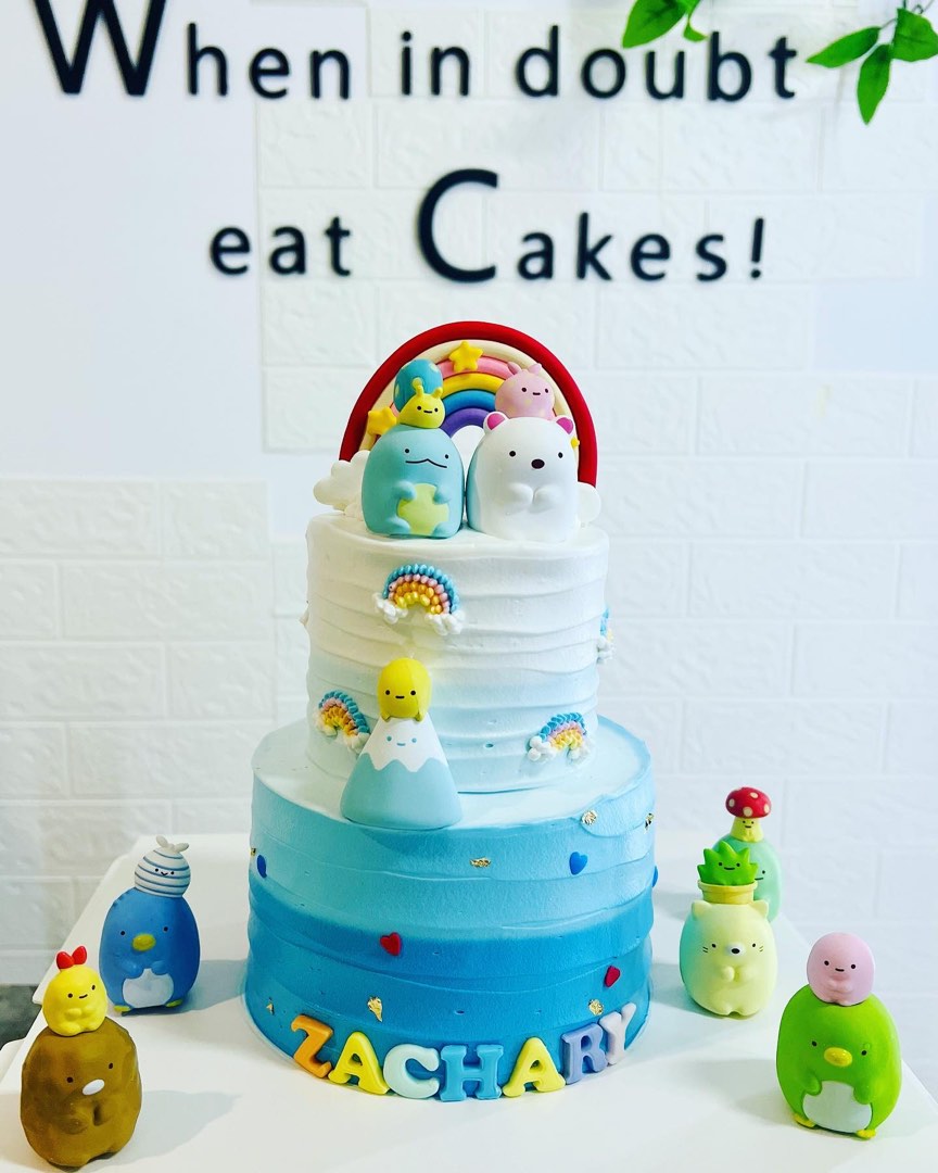 Sumikko Gurashi theme cake, Food & Drinks, Homemade Bakes on Carousell