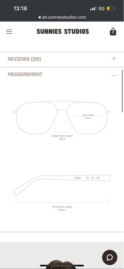 Sunnies Studios Optical Glasses Franz Tinsel/Gold, Women's Fashion ...