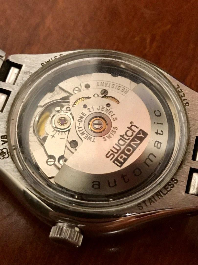 Swatch IRONY automatic, 名牌, 手錶 - Carousell