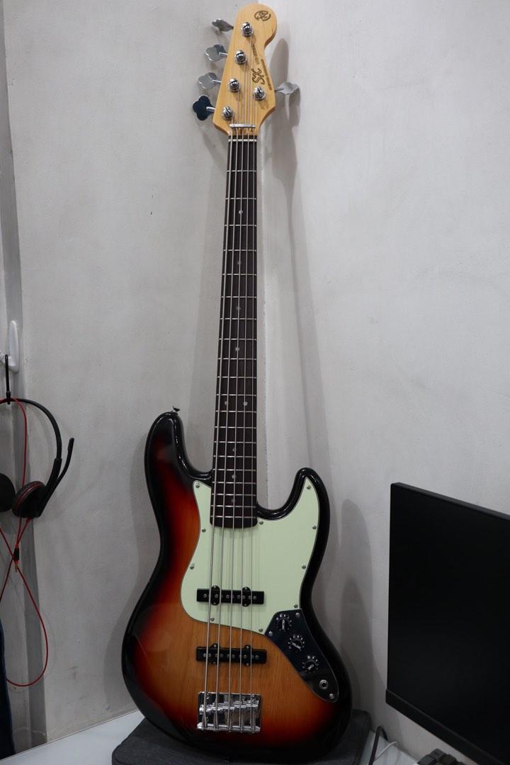 SX Jazz Bass 5 string, Hobbies & Toys, Music & Media, Musical ...