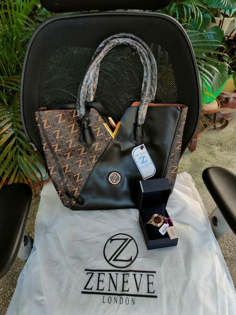 (TAKE ALL) ORIGINAL ZENEVE LONDON BAG+ORIGINAL NOVA SWISS MADE WATCH ...