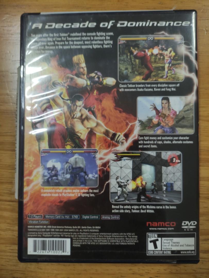 Tekken 5 for PS2, Video Gaming, Video Games, PlayStation on Carousell