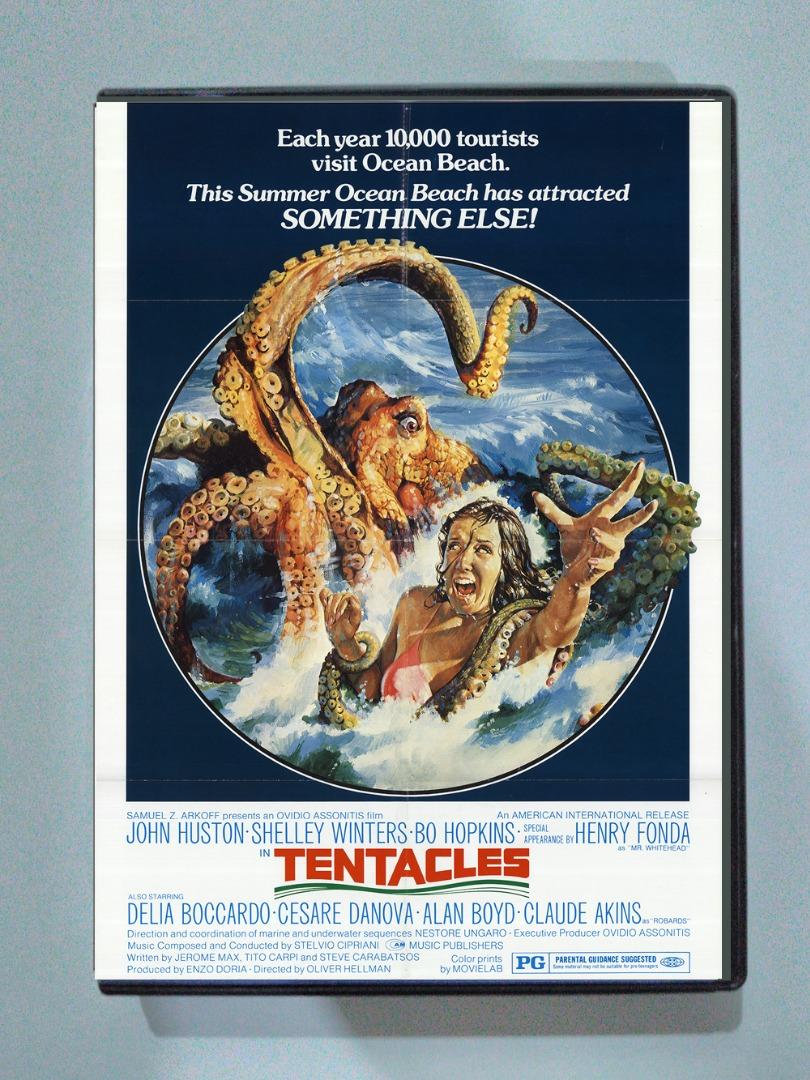 TENTACLES (1977) HORROR THRILLER MOVIE DVD, Hobbies & Toys, Music & Media, CDs & DVDs on Carousell