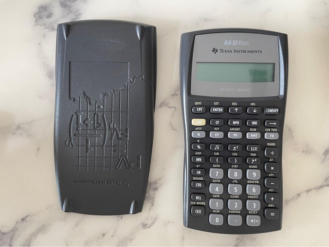 Texas Instruments BA II Plus ( CFA& GARF FRMapproved), Computers & Tech ...