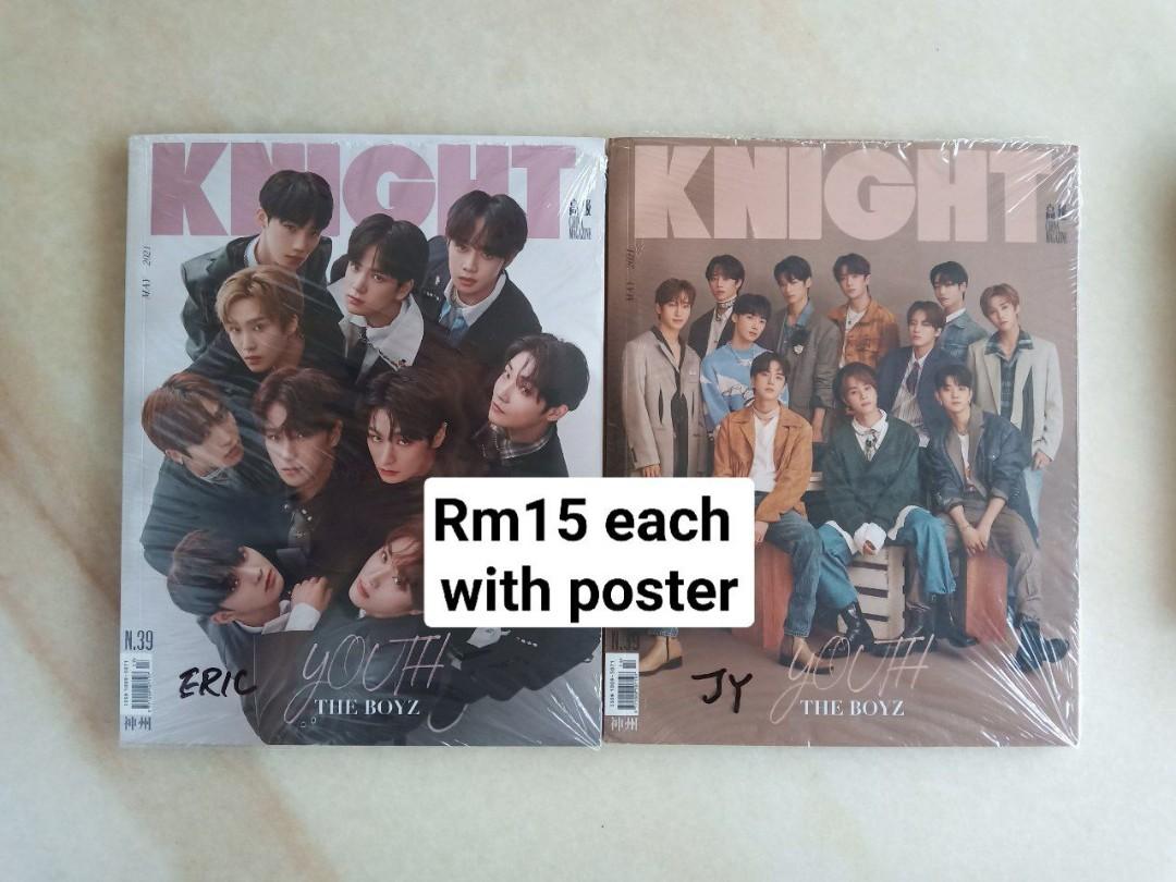 The Boyz Knight Magazine with poster Eric Juyeon, Hobbies & Toys ...
