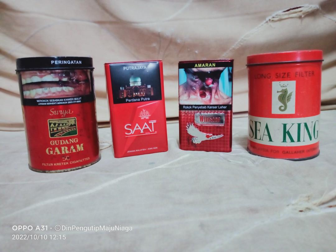 Tin Rokok, Hobbies & Toys, Collectibles & Memorabilia, Vintage ...