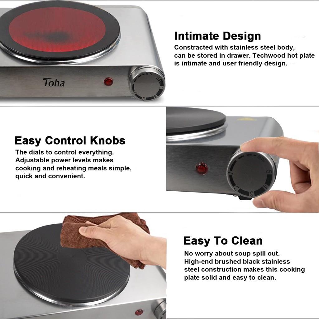 Toha Single Double Hot Plate P799-P999, TV & Home Appliances, Kitchen ...