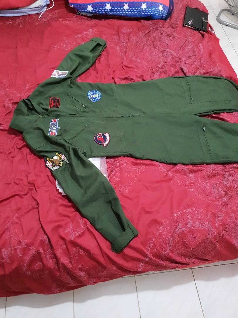 Top gun flight suit costume, Everything Else on Carousell