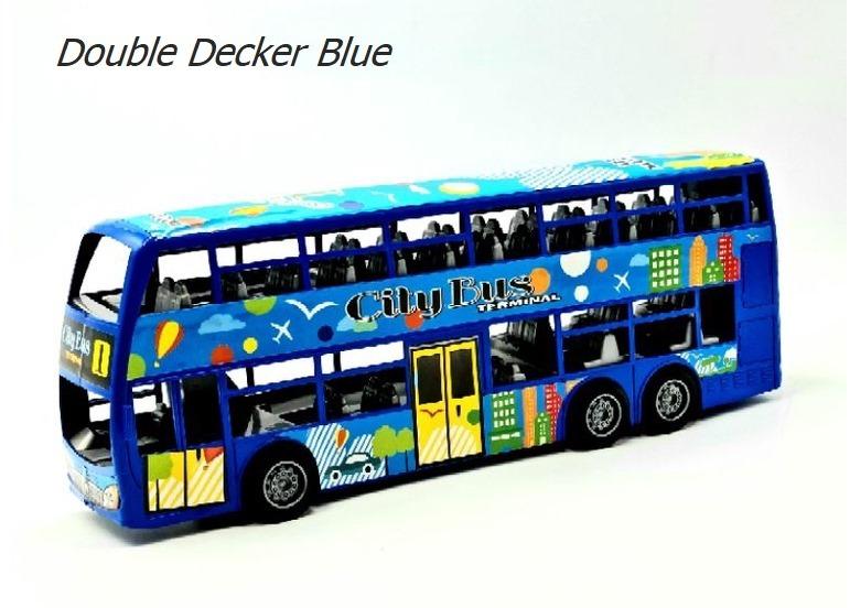 Toy Double Decker Bus, Fire Engine & Construction Truck, Hobbies & Toys ...