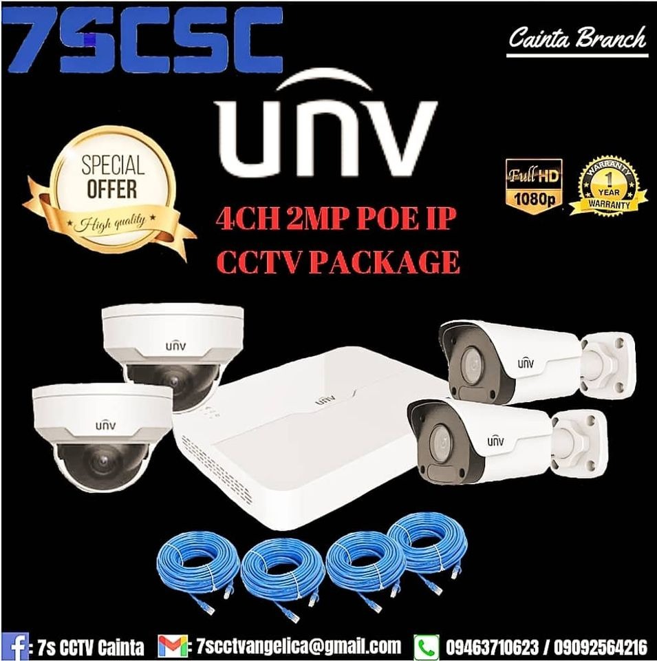 UNIVIEW 4CH POE IP CCTV PACKAGE, Furniture & Home Living, Security ... UNIVIEW 4CH POE IP CCTV PACKAGE, Furniture & Home Living, Security ...
