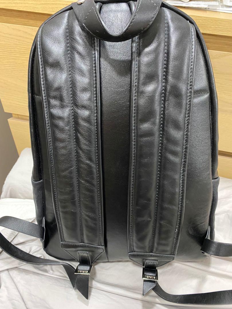 Versus half leather backpack, Men's Fashion, Bags, Backpacks on Carousell