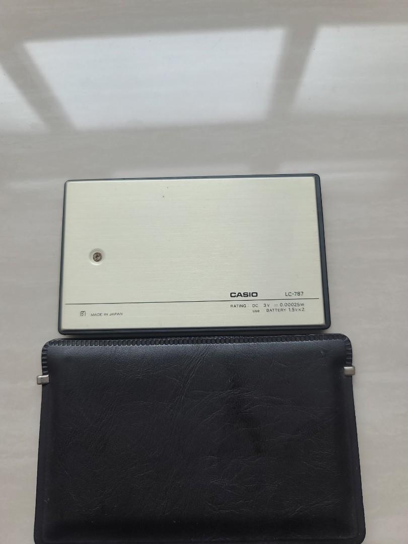 Vintage Casio Mini Card LC-787 calculator, Hobbies & Toys, Memorabilia ...