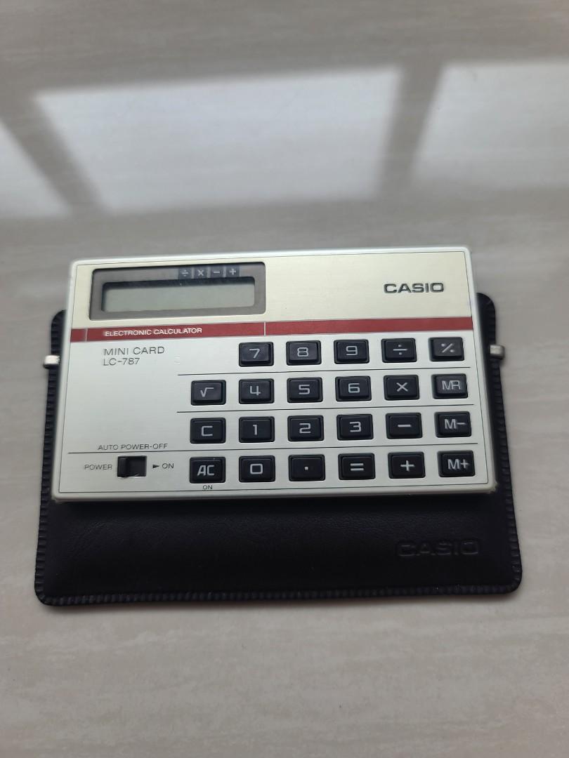 Vintage Casio Mini Card LC-787 calculator, Hobbies & Toys, Memorabilia ...