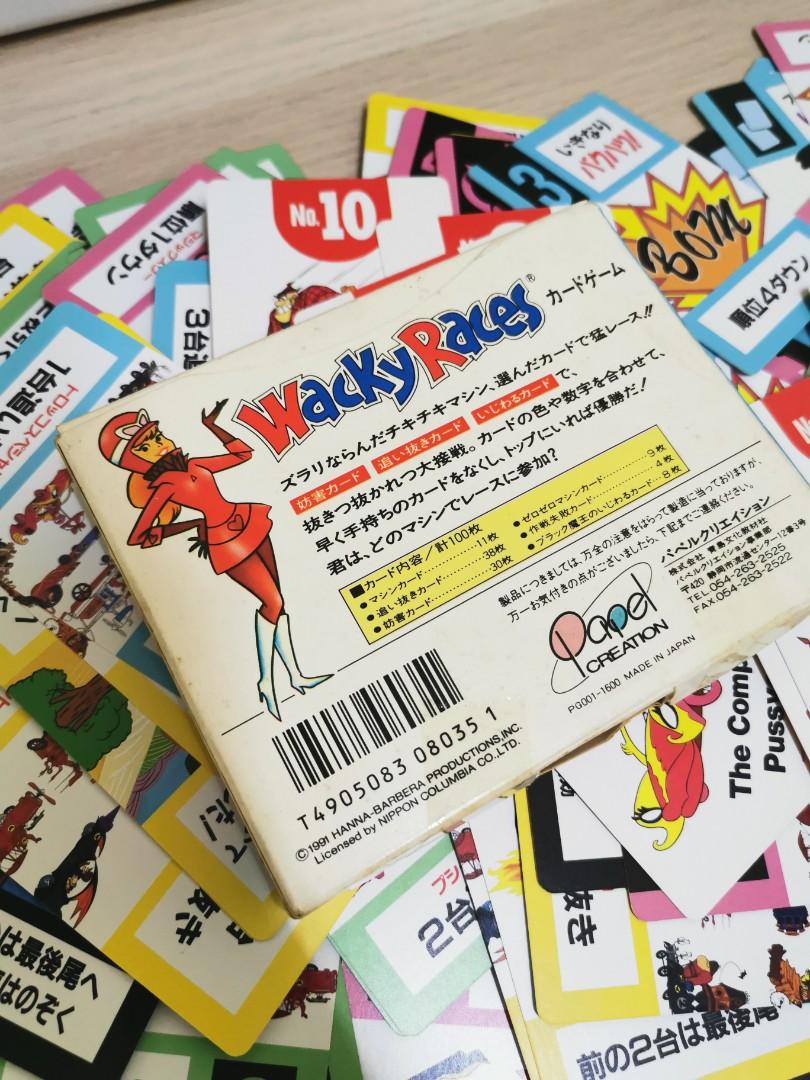 Vintage Wacky Races Card Game, Hobbies & Toys, Toys & Games on Carousell