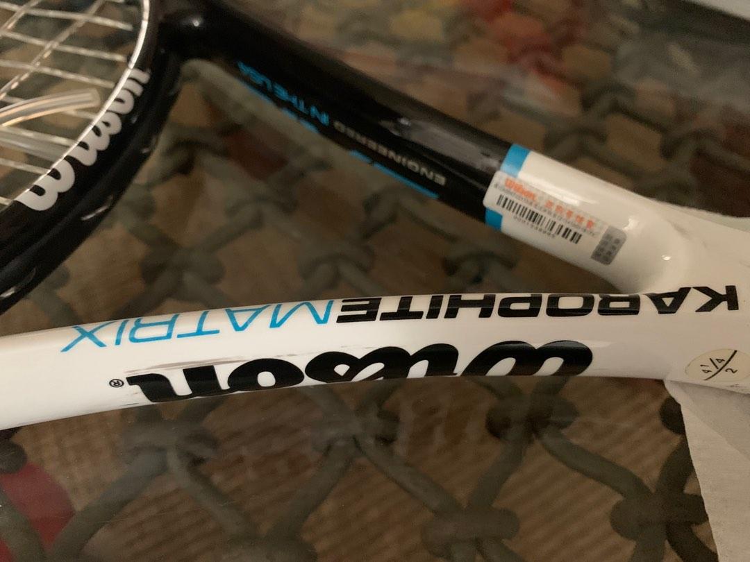 Wilson karophite matrix tennis racquet, Sports Equipment, Sports ...