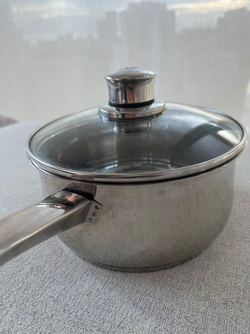 WMF 20cm stainless-steel saucepan pot, Furniture & Home Living ...