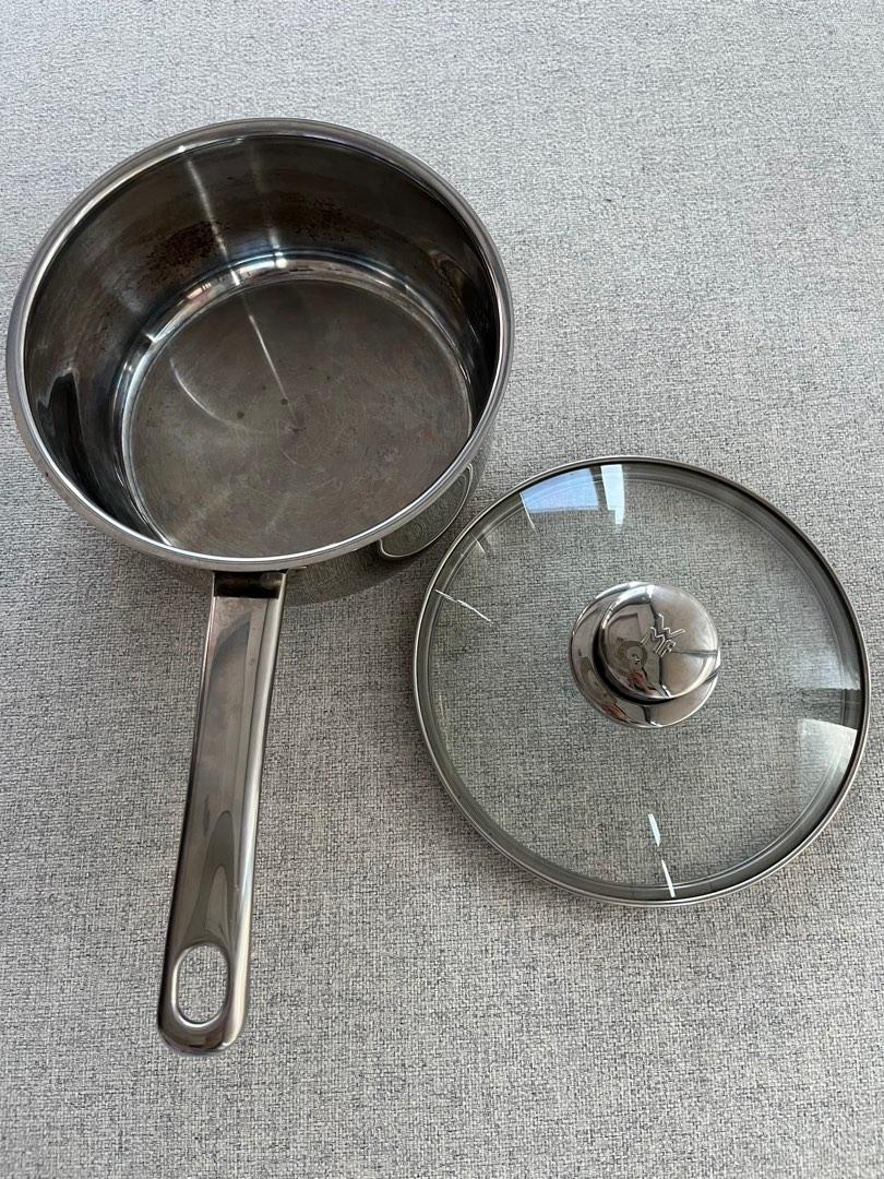 WMF 20cm stainless-steel saucepan pot, Furniture & Home Living ...