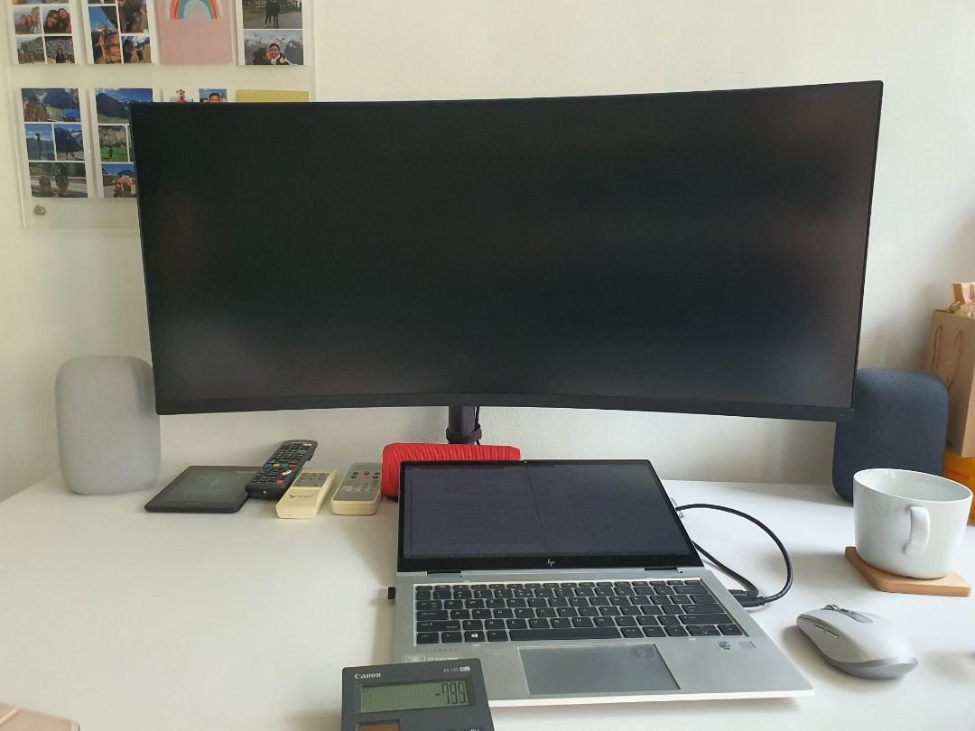 Xiaomi Ultra wide 34 inch 144hz monitor, Computers & Tech, Parts ...