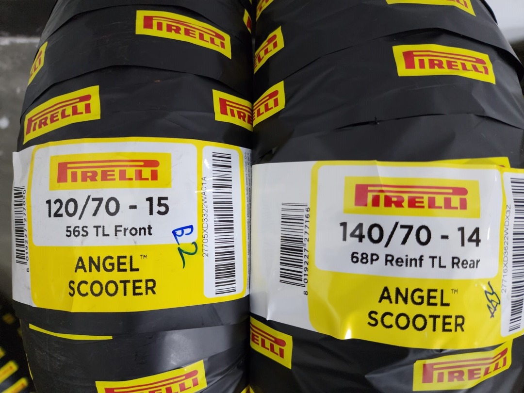 Xmax Pirelli Angel Scooter Tyre, Motorcycles, Motorcycle Accessories on ...