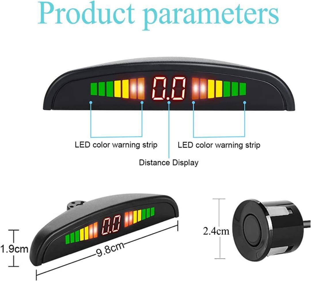 Y97 Parking Sensors, Car Front Rear Reversing Parking Sensors 8 Radar ...