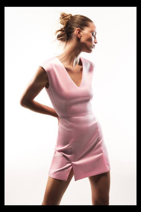 Zara Pink Satin Dress, Women's Fashion, Dresses & Sets, Dresses on ...
