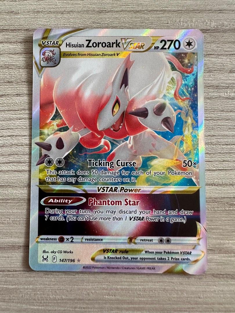 Zoroark V Star Pokémon Card, Hobbies & Toys, Toys & Games on Carousell