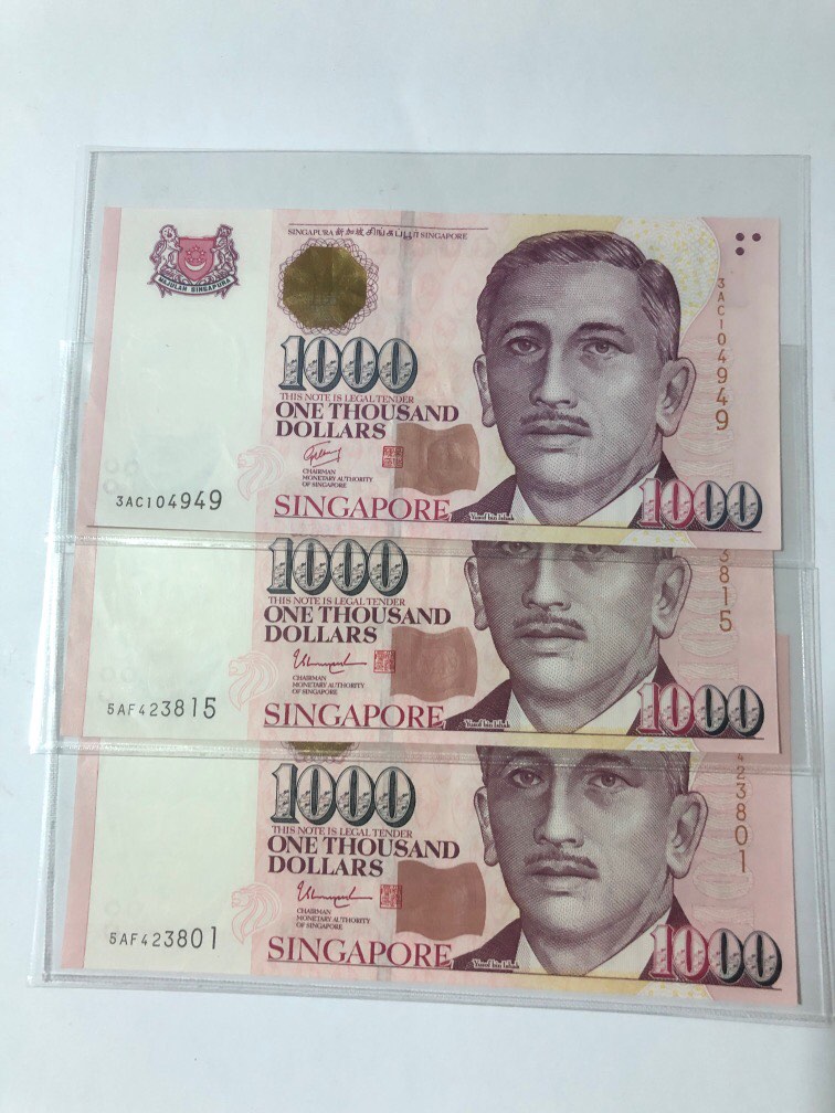 $1000 note, Hobbies & Toys, Memorabilia & Collectibles, Currency on ...