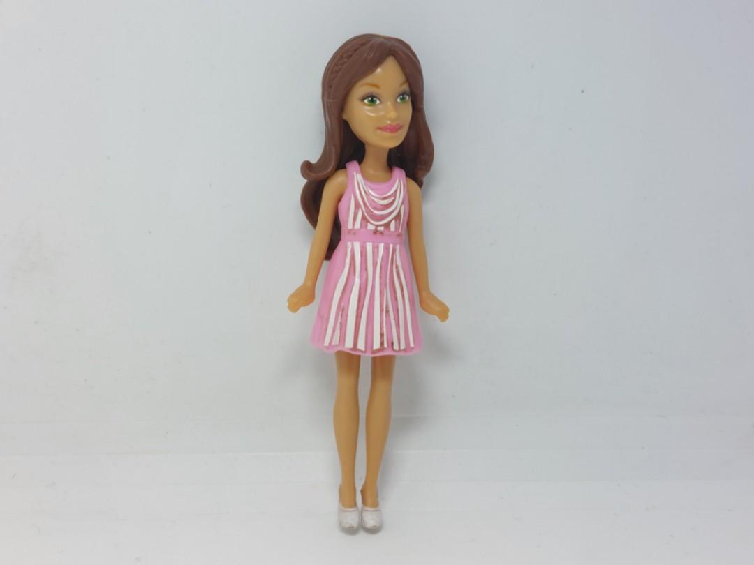 2015 Mattel Mini Barbie Doll In Pink Dress Collectible Toy Collection ...