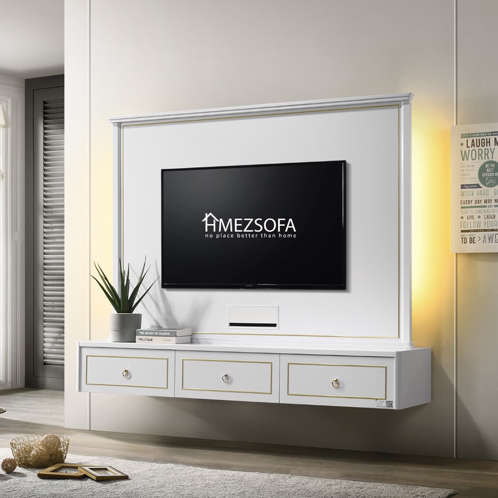 6FT Feature Wall TV Console Cabinet (Free installation), Furniture ...