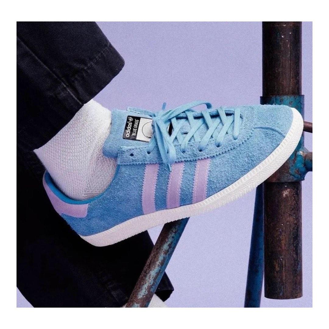 Adidas Blue Grass 'Light Blue/Lilac', Men's Fashion, Footwear, Sneakers ...