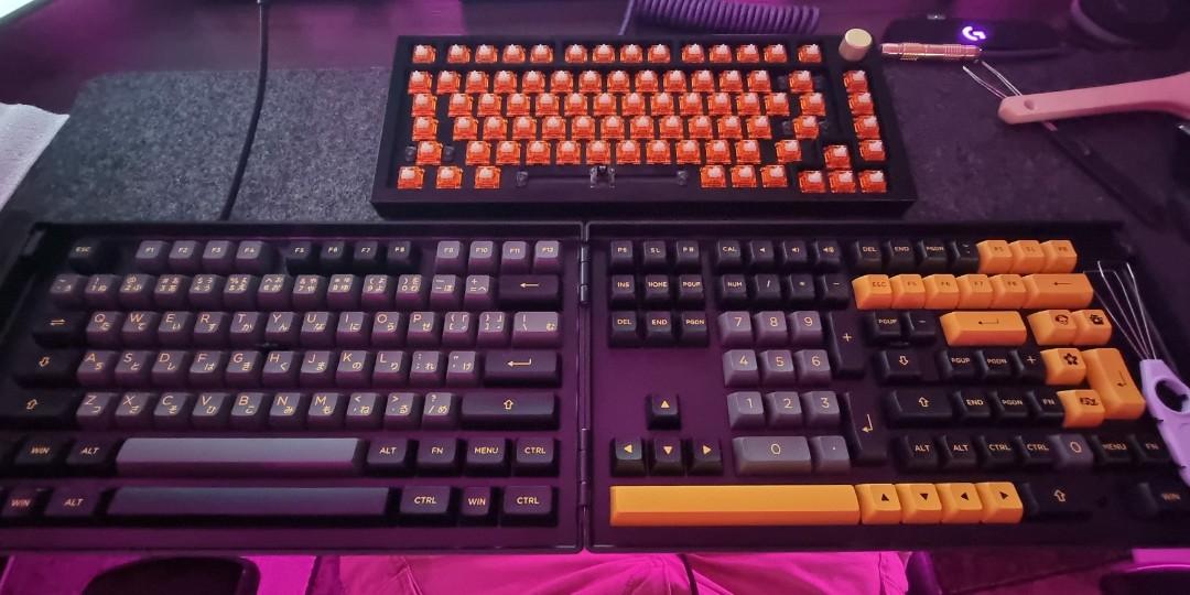 AKKO Black & Gold keycaps, Computers & Tech, Parts & Accessories ...