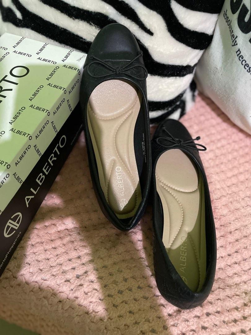 Alberto black shoes, Women's Fashion, Footwear, Flats & Sandals on Carousell