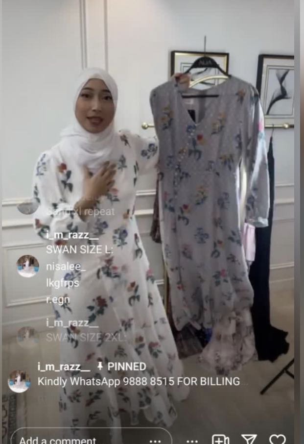 Alia anggun elsa dress, Women's Fashion, Muslimah Fashion, Dresses on ...