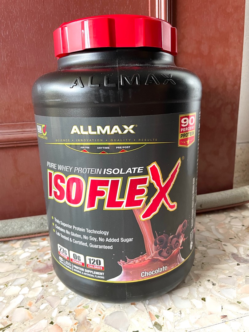Allmax Isoflex (Whey Protein Isolate) 5lbs Chocolate Flavour , Health ...