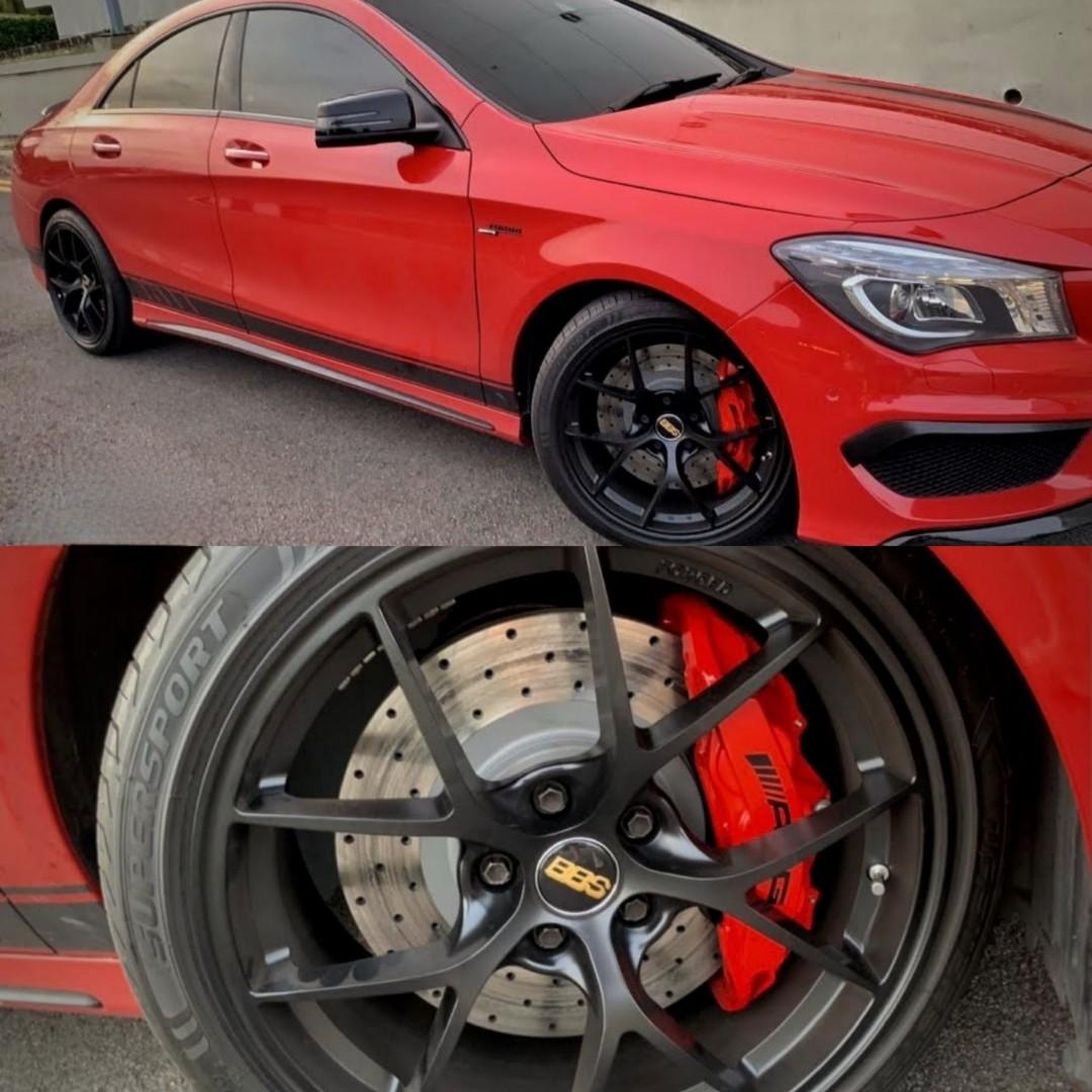 AMG C63 6 Pot Caliper Brake Kit Mercedes ( W177 / C118 A CLA 180 200 250 ) ( W205 / X253 C GLC ...