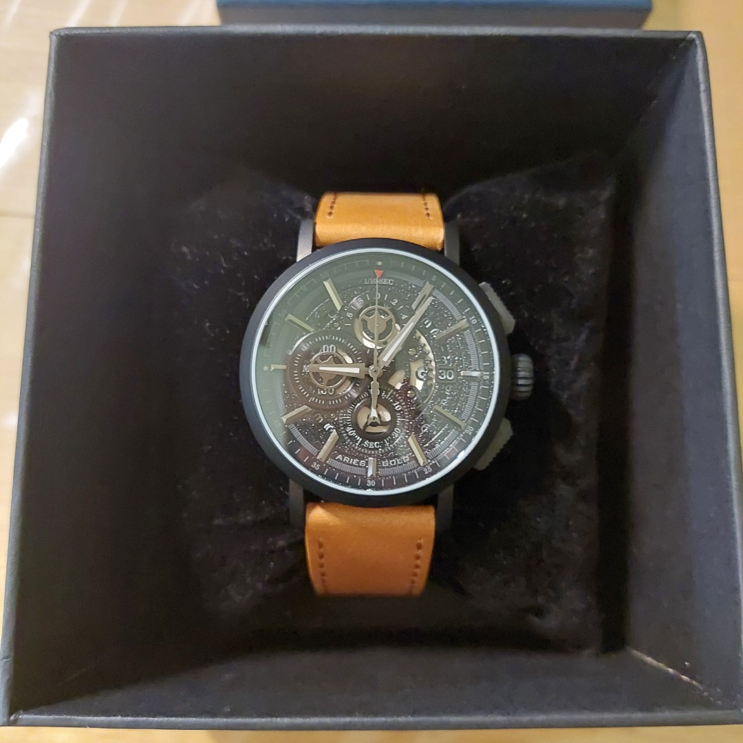 Aries Gold Watch Hawk G7018 BK-BK, Luxury, Watches on Carousell