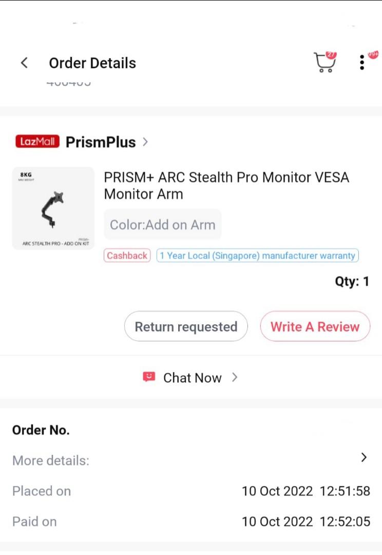 Ark stealth Pro monitor arm add on kit BRAND NEW, Computers & Tech ...
