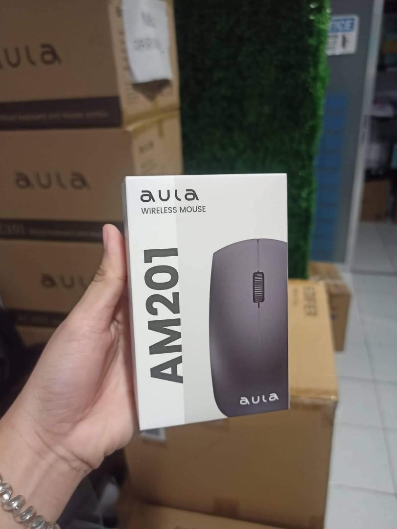 💥Aula AM201 Wireless Mouse USB Black, Computers & Tech, Parts ...