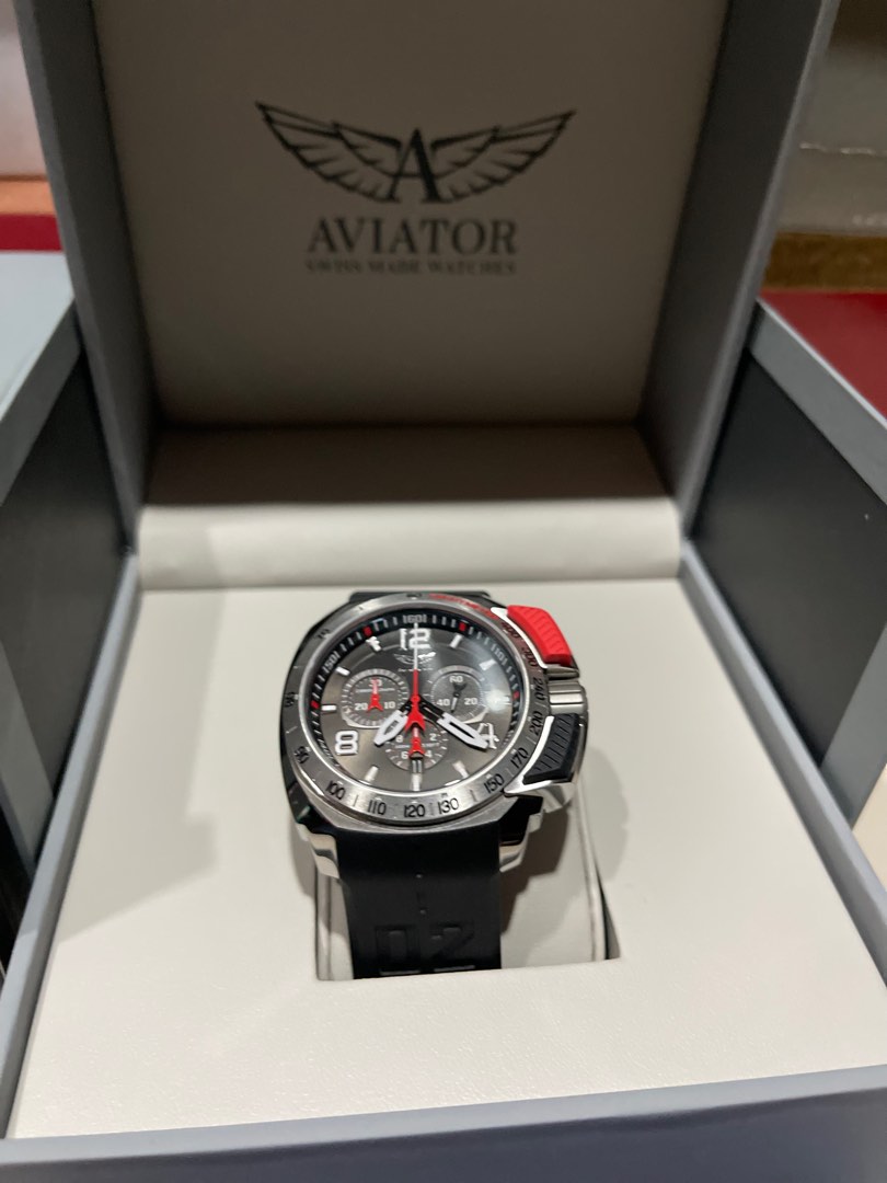 Aviator Swifts Gent's Limited Edition Front Button Chronograph, Men's ...
